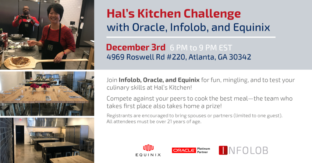 Hal’s Kitchen Challenge – December 3rd, 2018 – INFOLOB Global