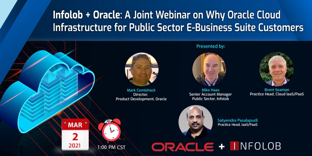 Infolob Oracle A Joint Webinar On Ebs On Oci For Public Sector Infolob Global
