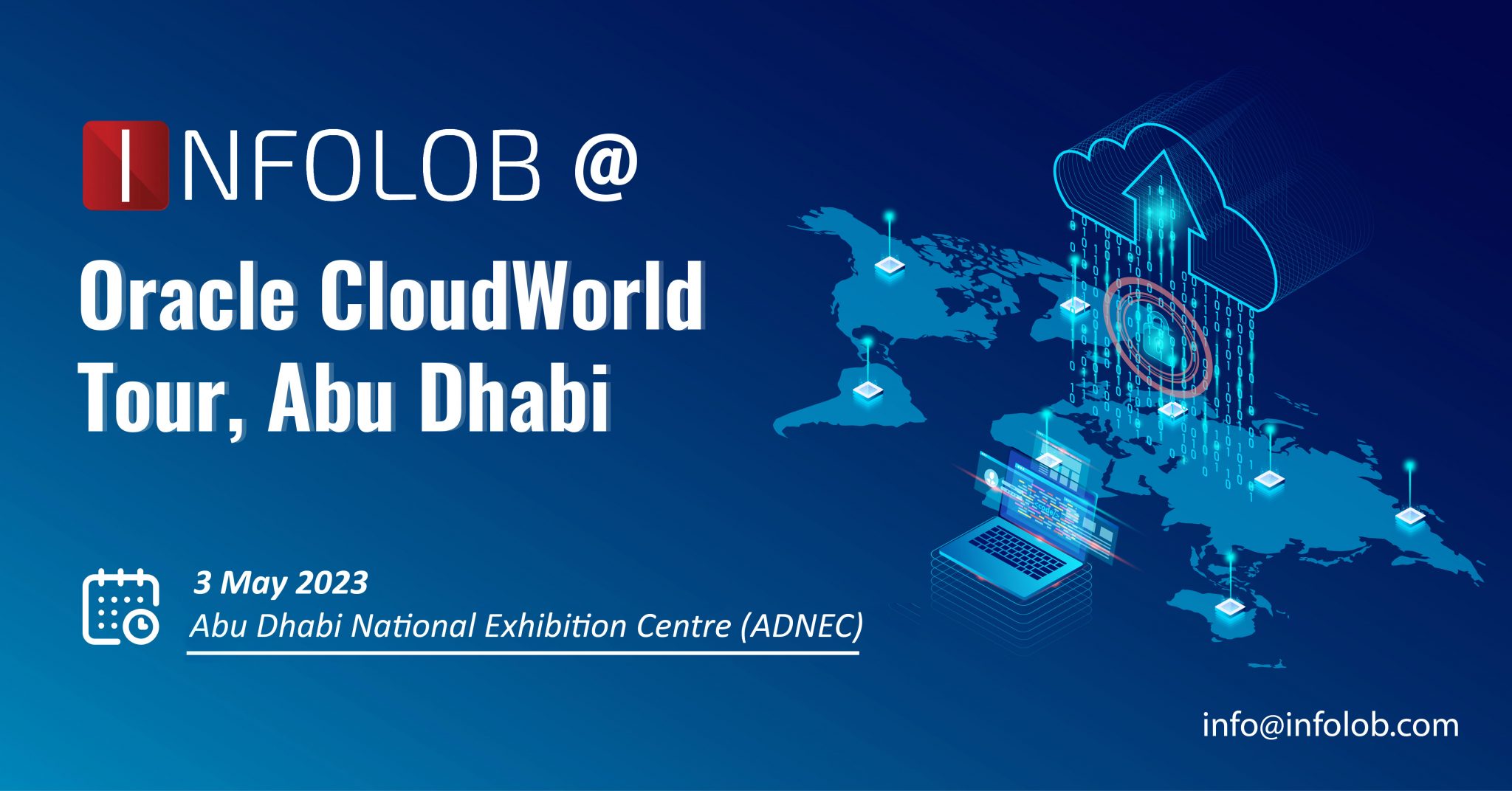 INFOLOB @ Oracle CloudWorld Tour, Abu Dhabi – INFOLOB Global